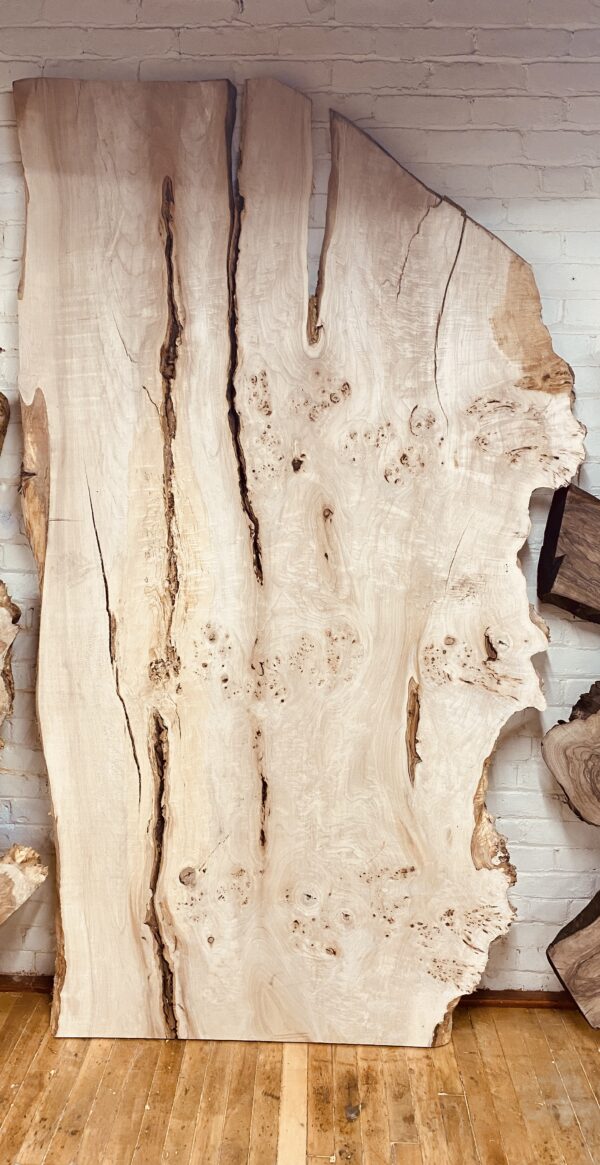 MAPPA BURL SLAB 88″ X 50″ X 1 3/4″ – Home Madera